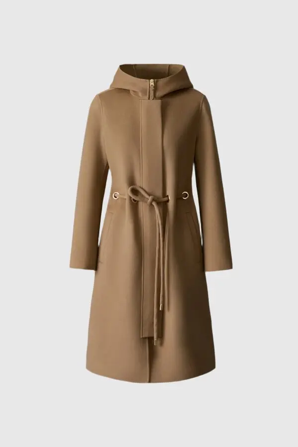 Mackage Blithe Double-face Wool Coat - Light Camel