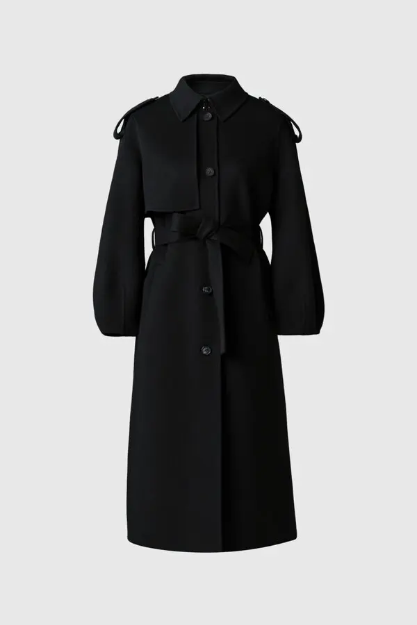 Mackage Ceyla Double-face Wool Coat - Black