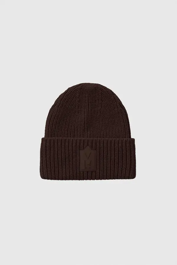 Mackage Hand-knit Toque - Coffee