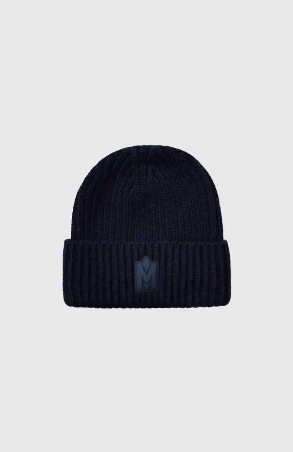 Mackage Hand-knit Toque - Navy