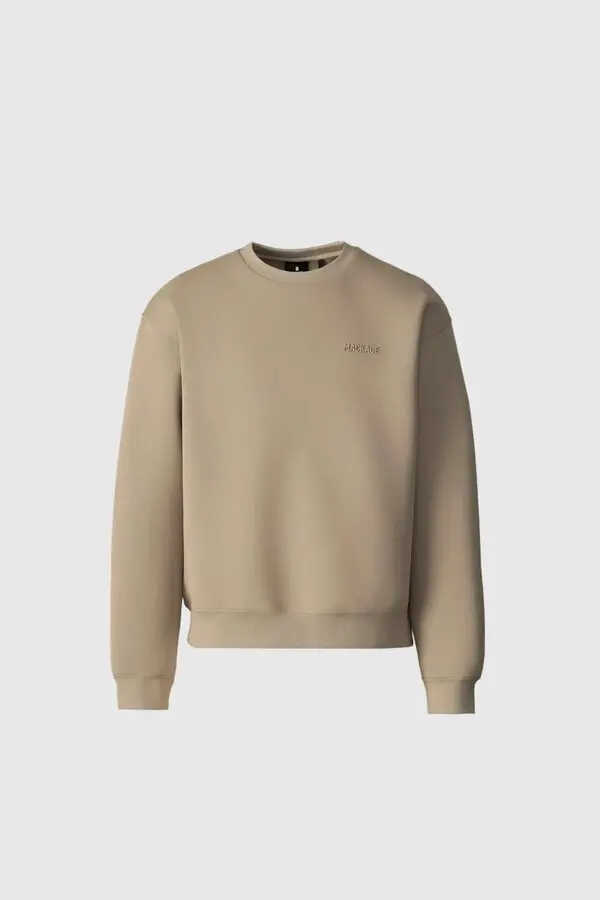 Mackage Julian Double-face Jersey Sweatshirt - Light Camel
