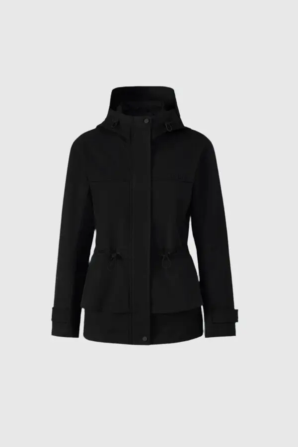 Mackage Kaori-lvs Hybrid Peplum Jacket - Black
