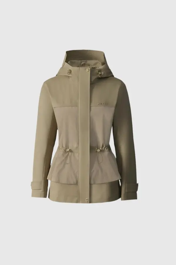 Mackage Kaori-lvs Hybrid Peplum Jacket - Light Camel