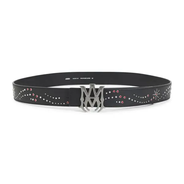 Amiri Leather Belt - Black