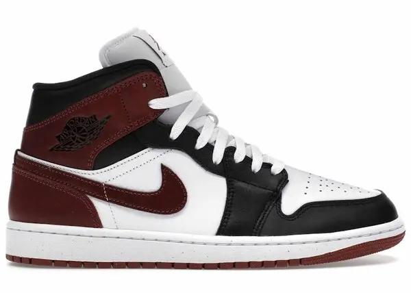 JORDAN 1 Mid Se - White/black/dark Pony