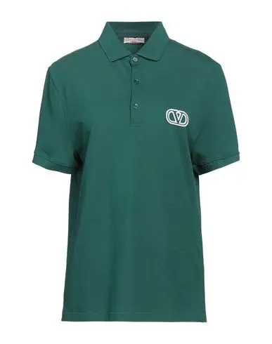 Valentino Garavani Polo Shirt Size Cotton, Polyester - Green