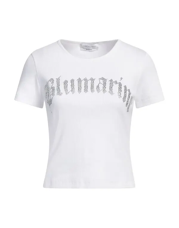 Blumarine T-shirt With Appliqués