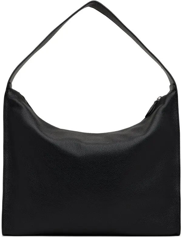 NOTHING WRITTEN Pibi Leather Shoulder Bag - Black | Editorialist