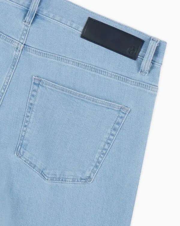 Giorgio Armani Five-pocket Regular-fit Trousers - Blue