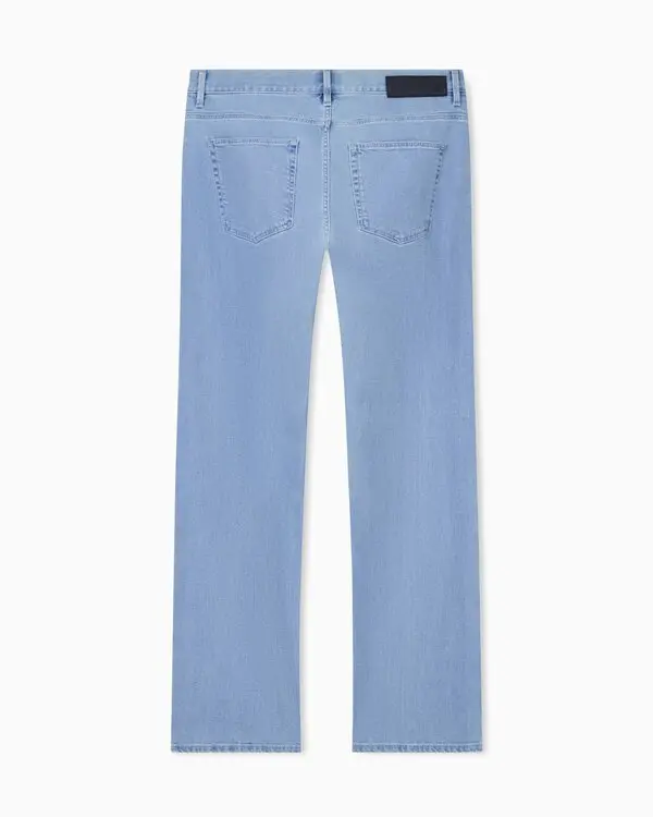 Giorgio Armani Five-pocket Regular-fit Trousers - Blue
