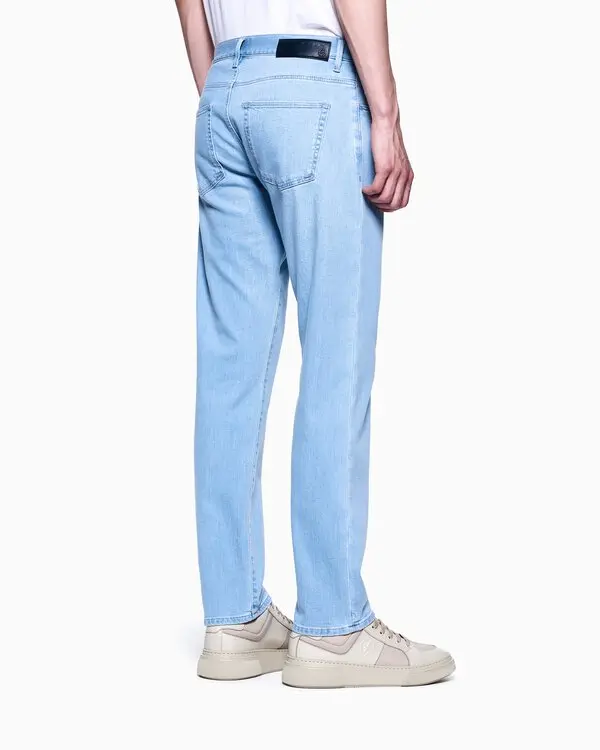 Giorgio Armani Five-pocket Regular-fit Trousers - Blue