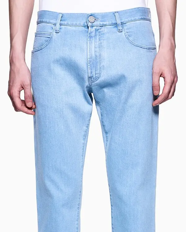 Giorgio Armani Five-pocket Regular-fit Trousers - Blue