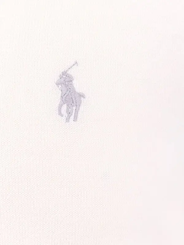 Polo Ralph Lauren Slim Fit Cotton Sweater - White