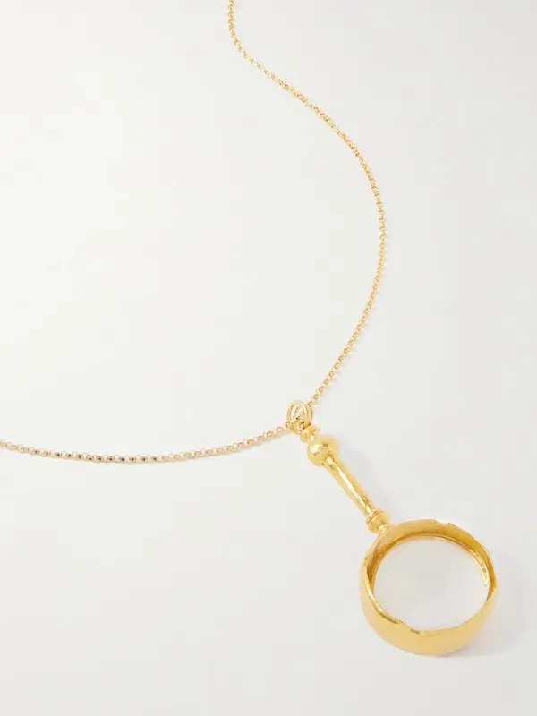 ALIGHIERI The Poet's Lens Necklace - Gold