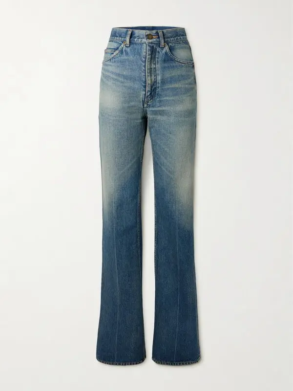 Saint Laurent High-rise Bootcut Jeans