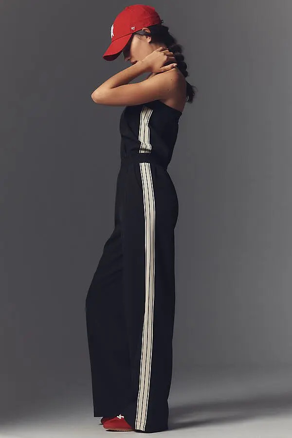 BISHOP + YOUNG Strapless Stripe Jumpsuit