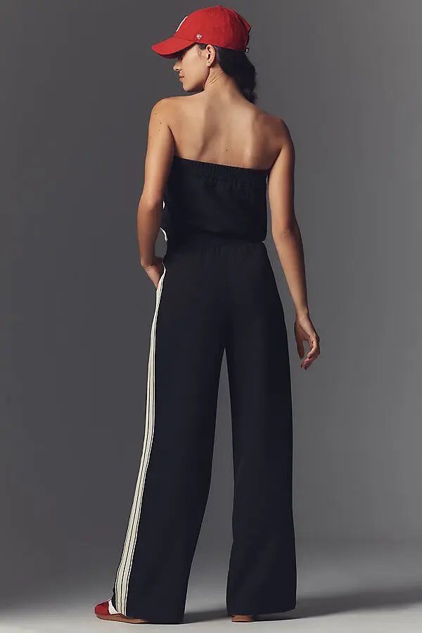 BISHOP + YOUNG Strapless Stripe Jumpsuit