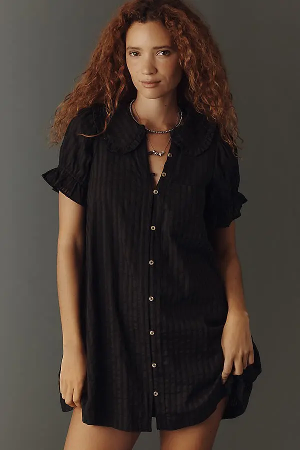 PILCRO Keira Mini Dress - Black