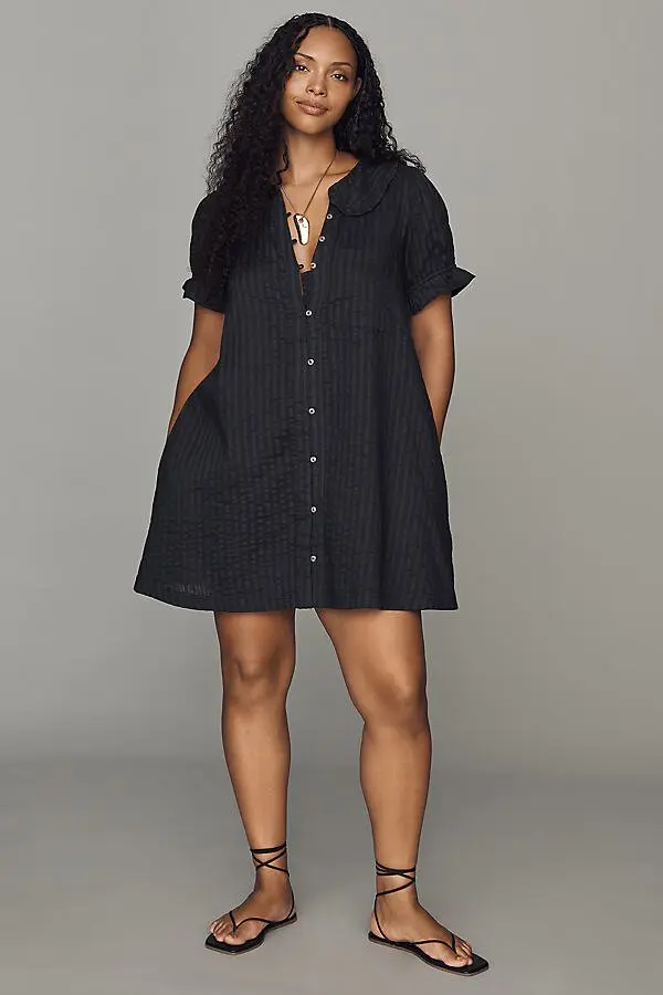 PILCRO Keira Mini Dress - Black