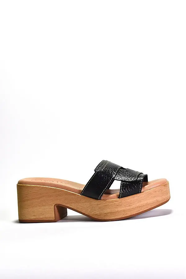 Cordani Marley-2 Wood-bottom Heels - Black