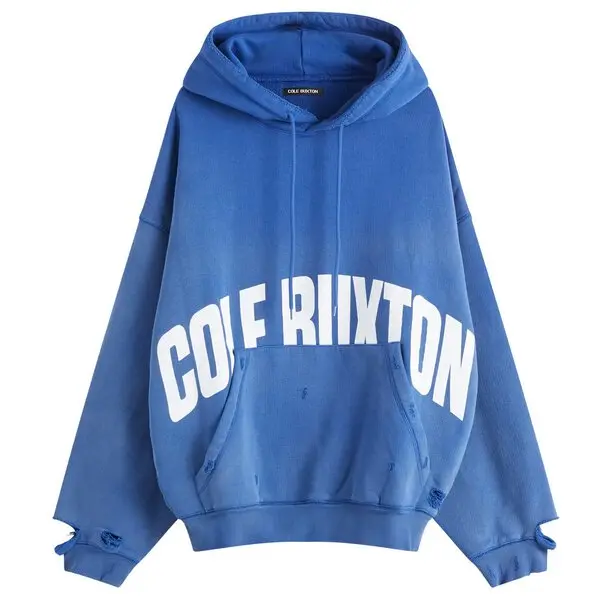 COLE BUXTON Distressed Arch Logo Hoodie