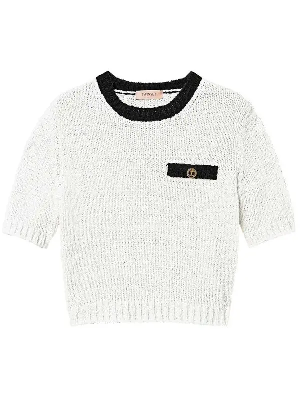 TWINSET Cropped Jumper - Multicolour