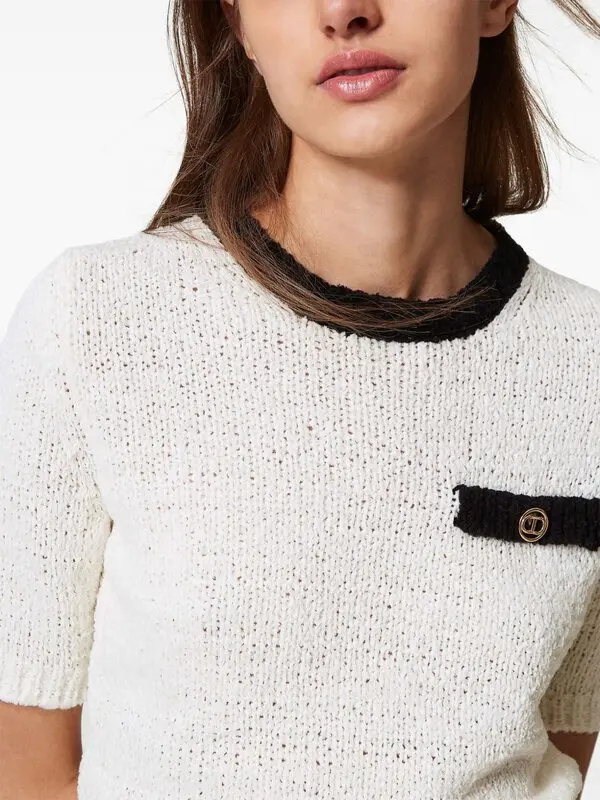 TWINSET Cropped Jumper - Multicolour