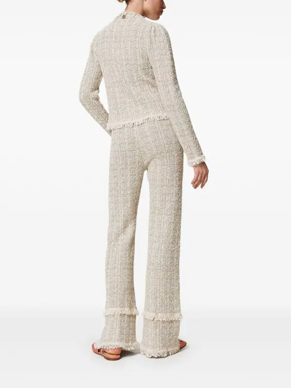 TWINSET Bouclé Lurex Trousers