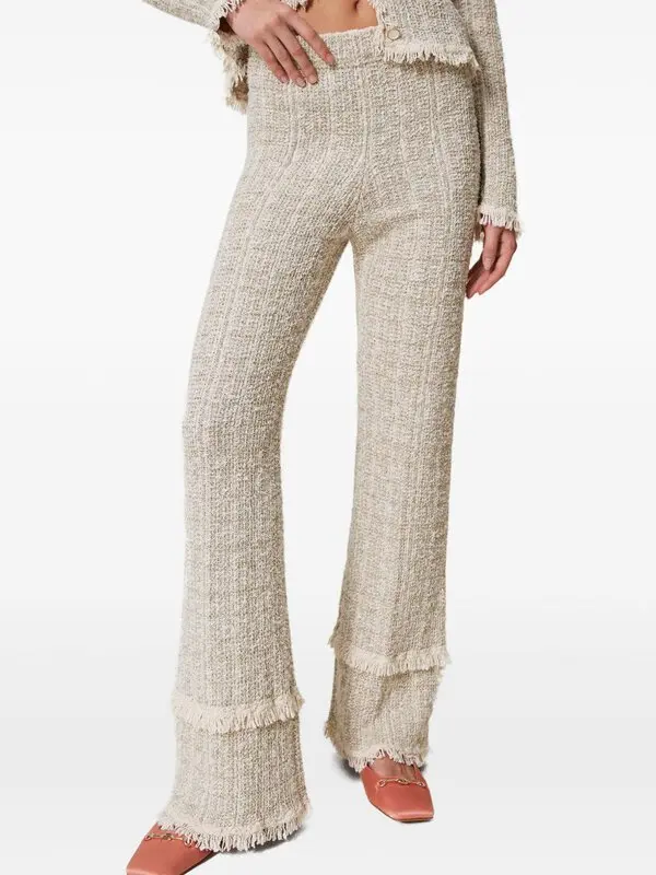 TWINSET Bouclé Lurex Trousers