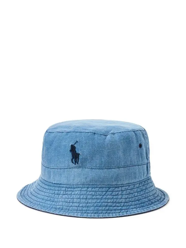 Polo Ralph Lauren bucket hat with logos 27376351_57381709_600.jpg main image 4