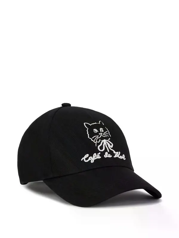 Karl Lagerfeld X Jorge Parra Choupette Cap - Black