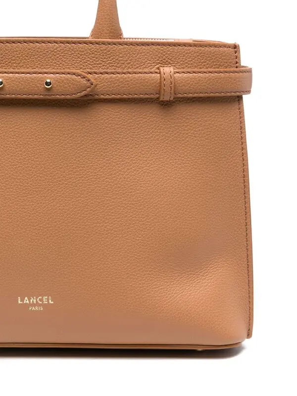 LANCEL Mini Leather Tote Bag - Brown