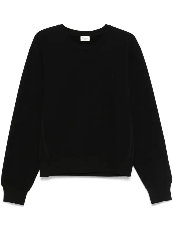 Saint Laurent Cassandre Sweatshirt - Black
