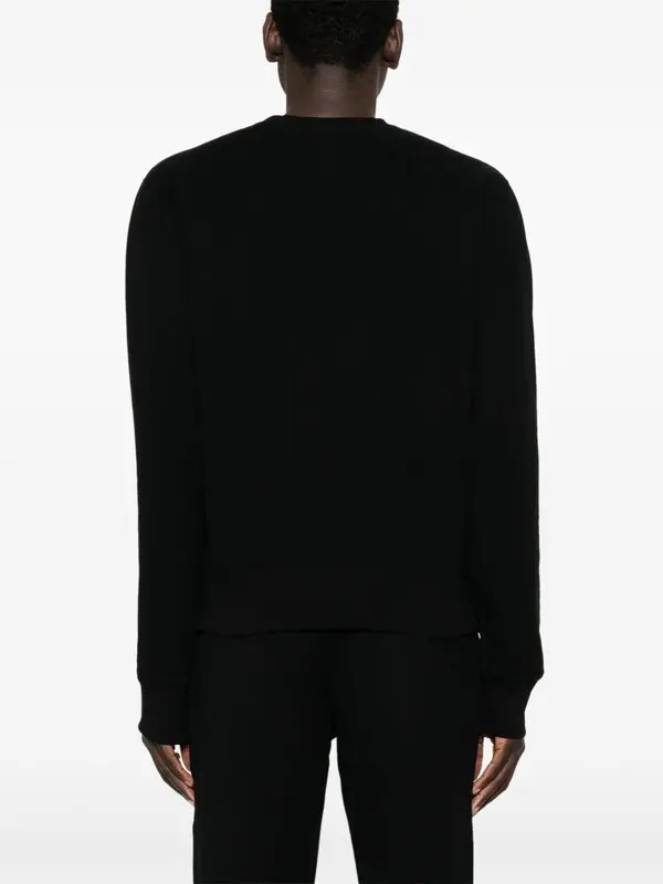 Saint Laurent Cassandre Sweatshirt - Black