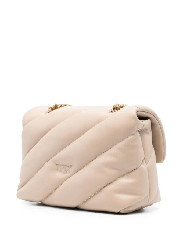 Pinko Small Shoulder Bag Love Bag Puff Maxi Quilt - Neutrals