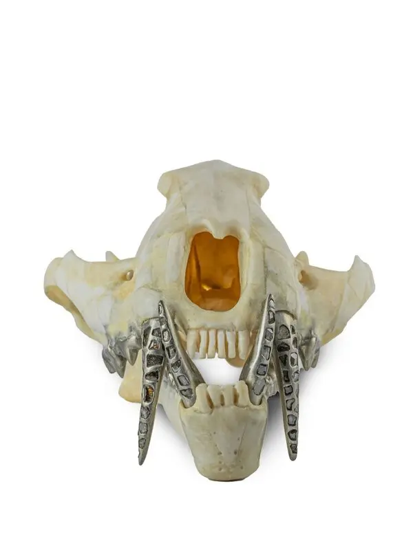 PARTS OF FOUR Leopard Skull Decor - Neutrals