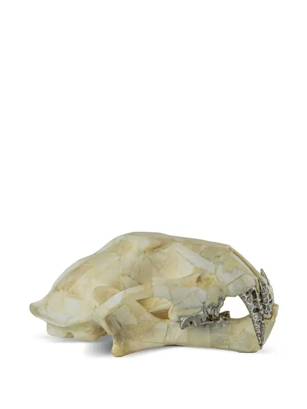 PARTS OF FOUR Leopard Skull Decor - Neutrals