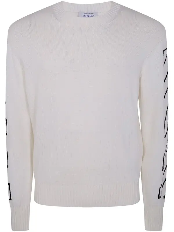 Buy Off-White Diag Outline Jumper Neutrals At 50% Off Editorialist