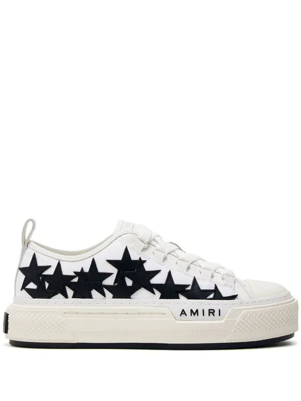 Amiri Stars Court Sneakers - White