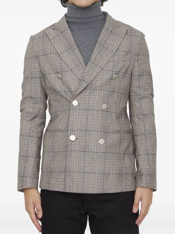 TONELLO Checked Blazer