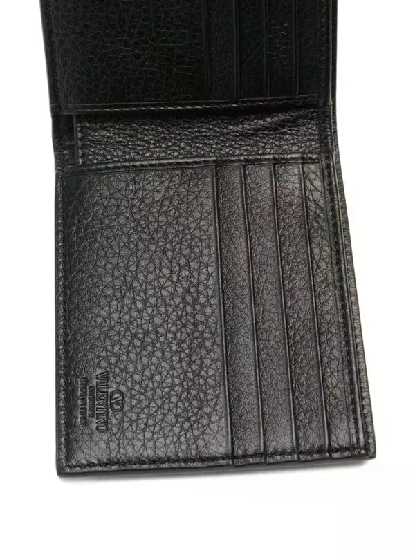 Valentino Garavani Rockstud Leather Wallet - Black