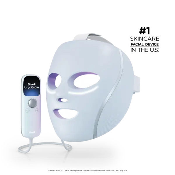 SHARK Cryoglow Led Face Mask - Blue Frost