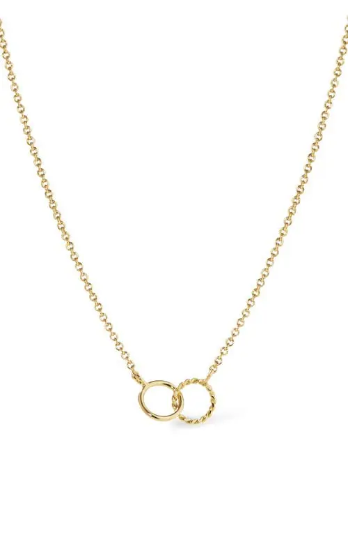 ANA LUISA Interlocking Circles Necklace - Gold