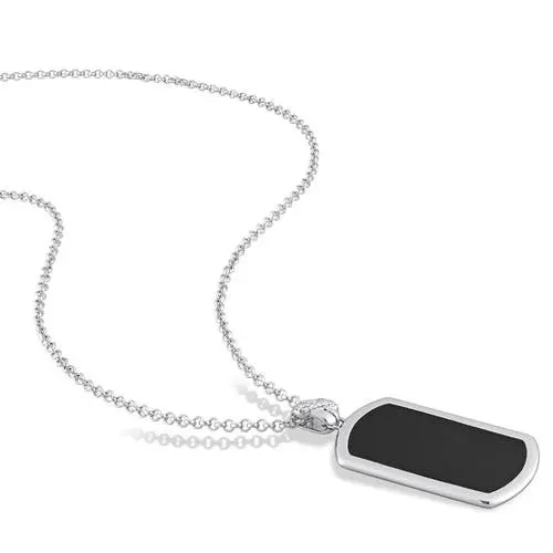 JULIANNA B. Sterling Silver Accent Enamel Pendant Necklace