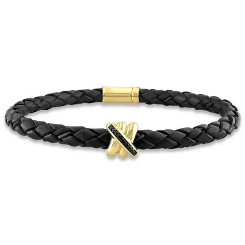 JULIANNA B. Diamond And 14k Gold Bracelet - Gold/black Diamond