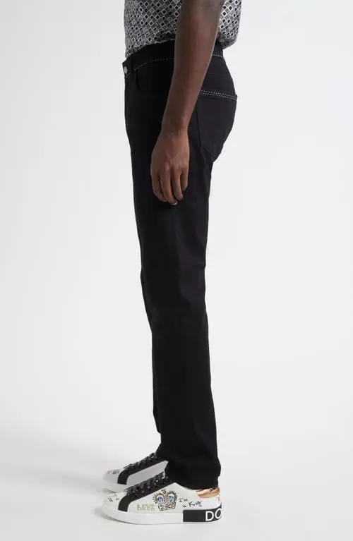 Dolce & Gabbana Stretch Cotton Tapered Pants