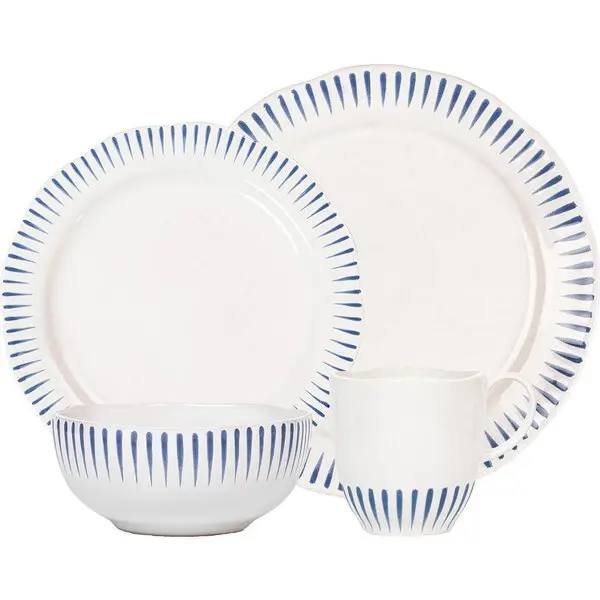 JULISKA Sitio 4-piece Place Setting - Delft Blue