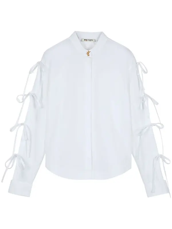Ports 1961 Ribbon-tie Shirt