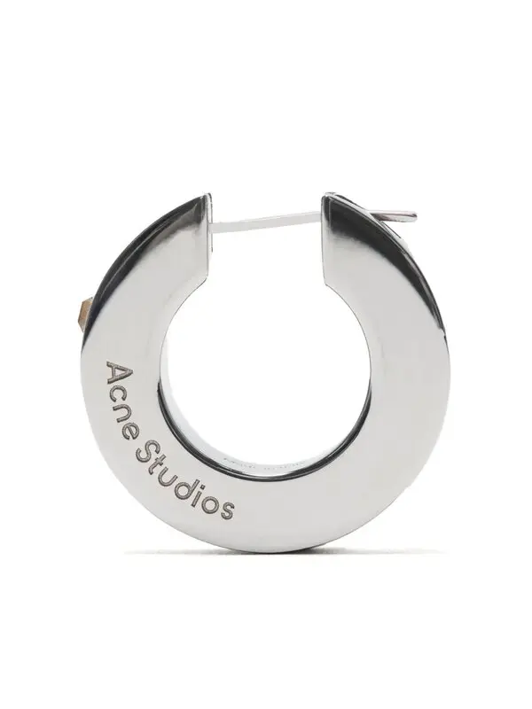 Acne Studios Crystal Hoop Earrings