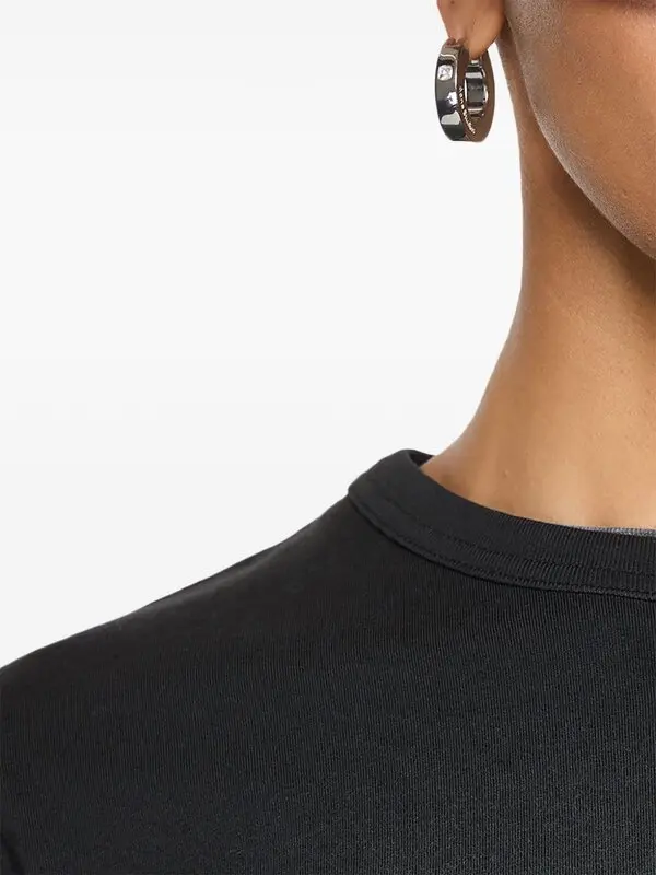 Acne Studios Crystal Hoop Earrings